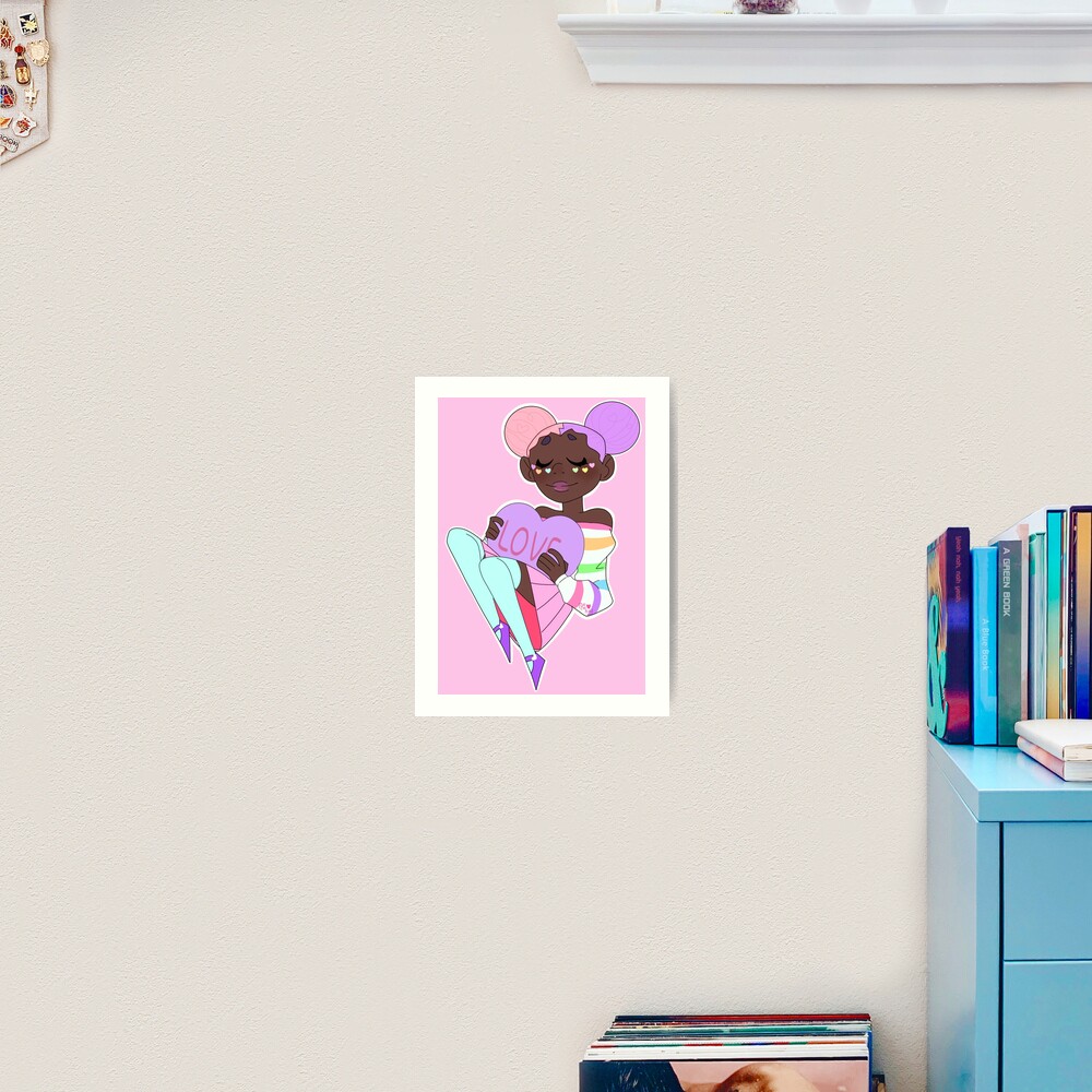 "CANDY HEARTS CANDICE" Art Print for Sale by chichikkwowzers | Redbubble