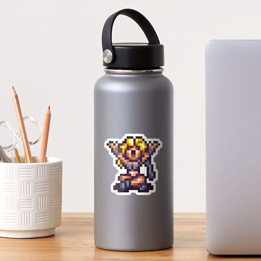 "Ayla Laughing - Chrono Trigger" Sticker for Sale by PixelArtStore ...