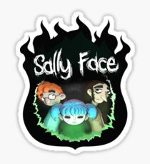 Sally Face Stickers | Redbubble
