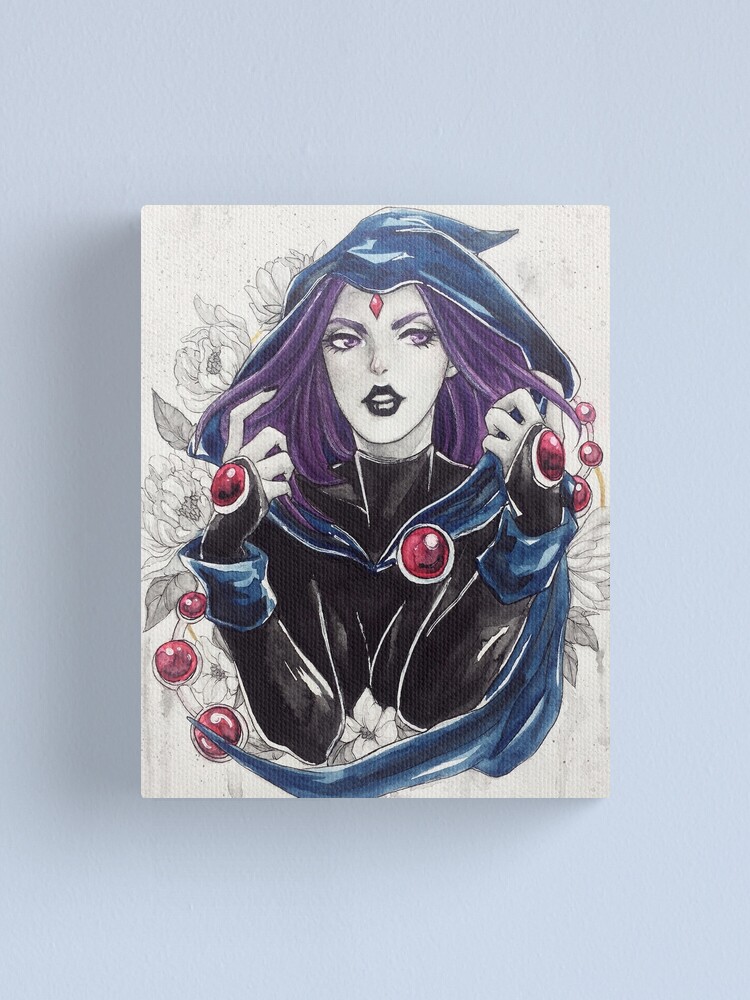 "Teen Titans - Raven" Canvas Print for Sale by C-Yen | Redbubble