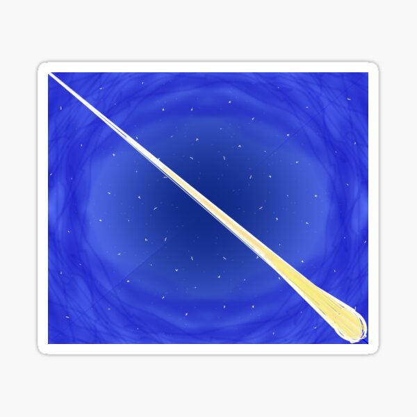 "Shooting Star" Sticker by victoriabarrett | Redbubble