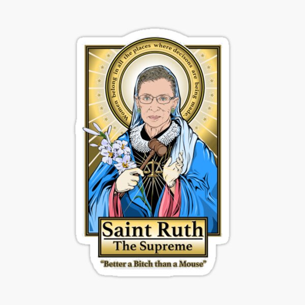 "Saint Ruth" Sticker for Sale by marie-moody | Redbubble