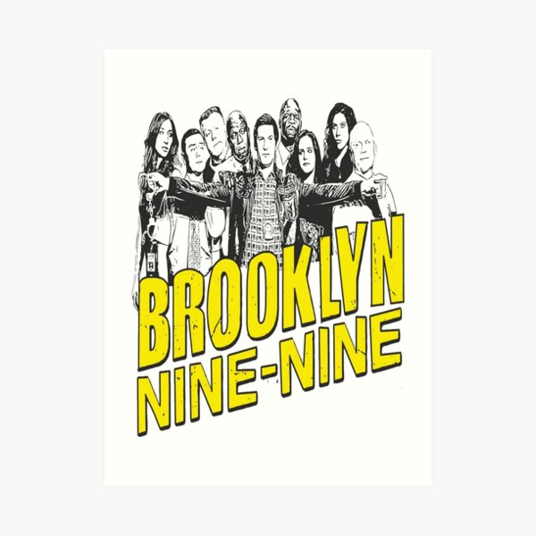 "Brooklyn 99 crew logo" Art Print by littlecabbages | Redbubble