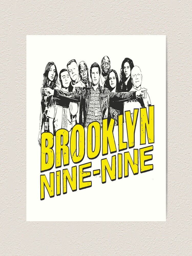 "Brooklyn 99 crew logo" Art Print by littlecabbages | Redbubble