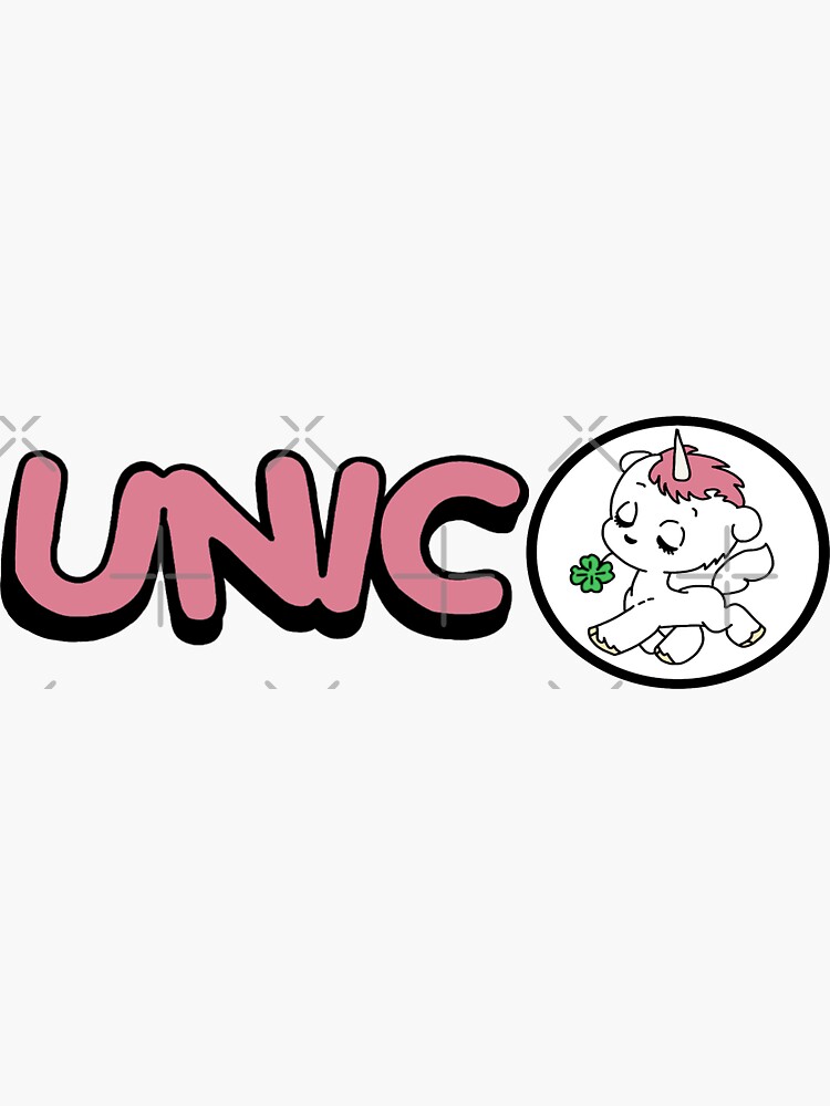 "Unico Cute " Sticker by Lazarakos | Redbubble