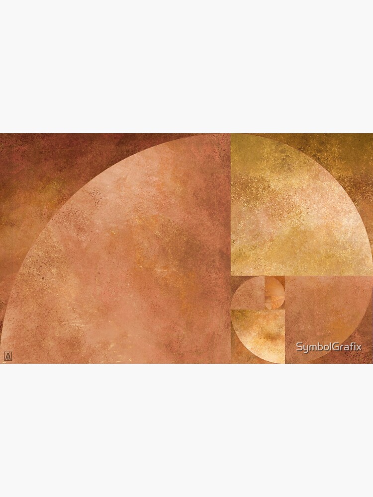 "Golden ratio, Fibonacci Spiral Art" Poster for Sale by SymbolGrafix ...