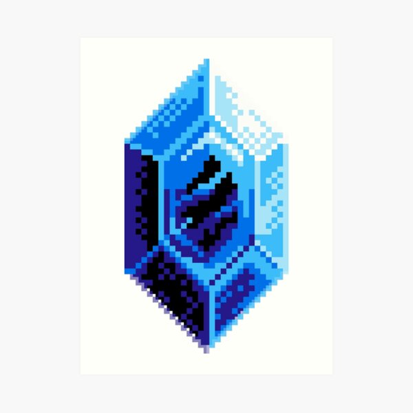 "Light Crystal - Final Fantasy I" Art Print for Sale by PixelArtStore ...