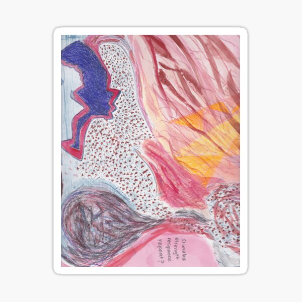 "Action Potential by S.R." Sticker by sophiaraquelart | Redbubble