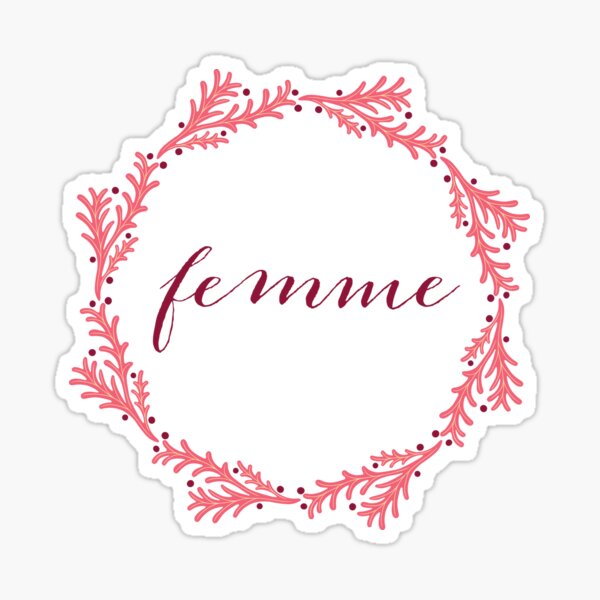 "Femme" Sticker for Sale by herizon | Redbubble