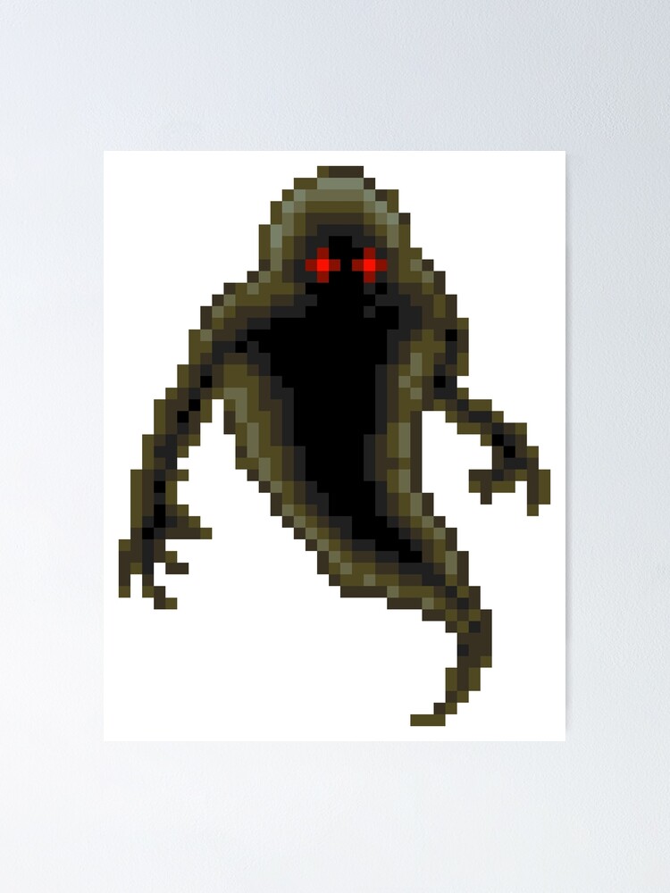 "16-Bit Ghost " Poster for Sale by PixelArtStore | Redbubble