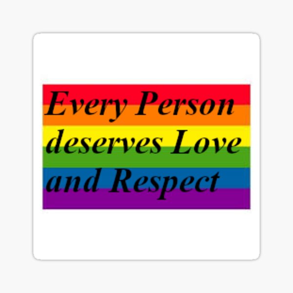 "Respect Sticker" Sticker for Sale by dlwforus | Redbubble