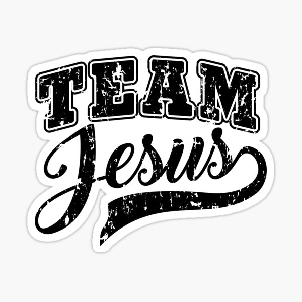 "Team Jesus Christian Christianity for Teen Boy Girls" Sticker by ...