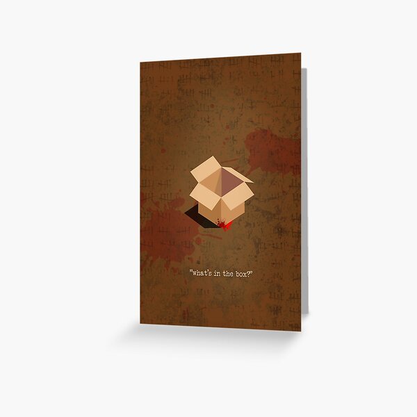 "What's in the Box?" Greeting Card for Sale by jdhart | Redbubble