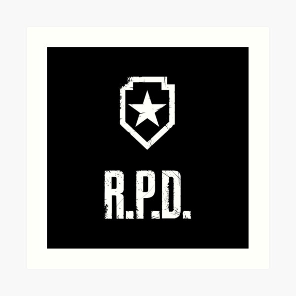 "Resident Evil 2 RPD Logo" Art Print by MammothTank | Redbubble