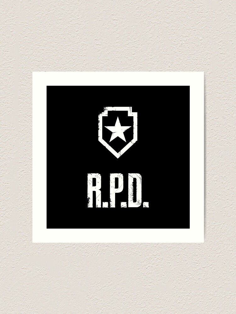 "Resident Evil 2 RPD Logo" Art Print by MammothTank | Redbubble