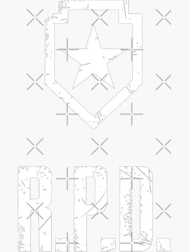 "Resident Evil 2 RPD Logo" Sticker by MammothTank | Redbubble