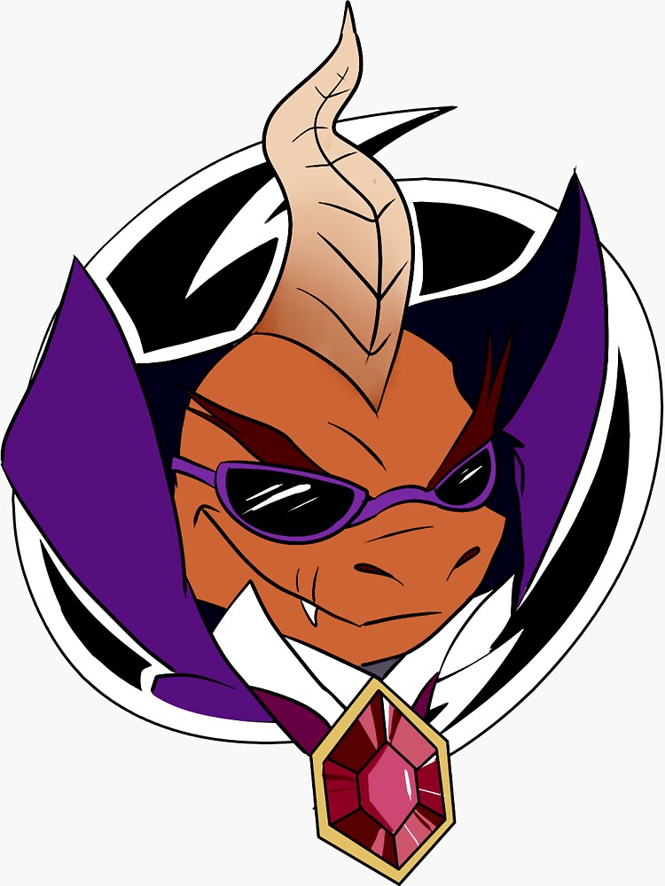 "Ripto Sticker" Sticker by DuskyAnimations | Redbubble