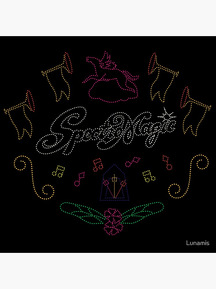 "Spectromagic!" Sticker for Sale by Lunamis | Redbubble