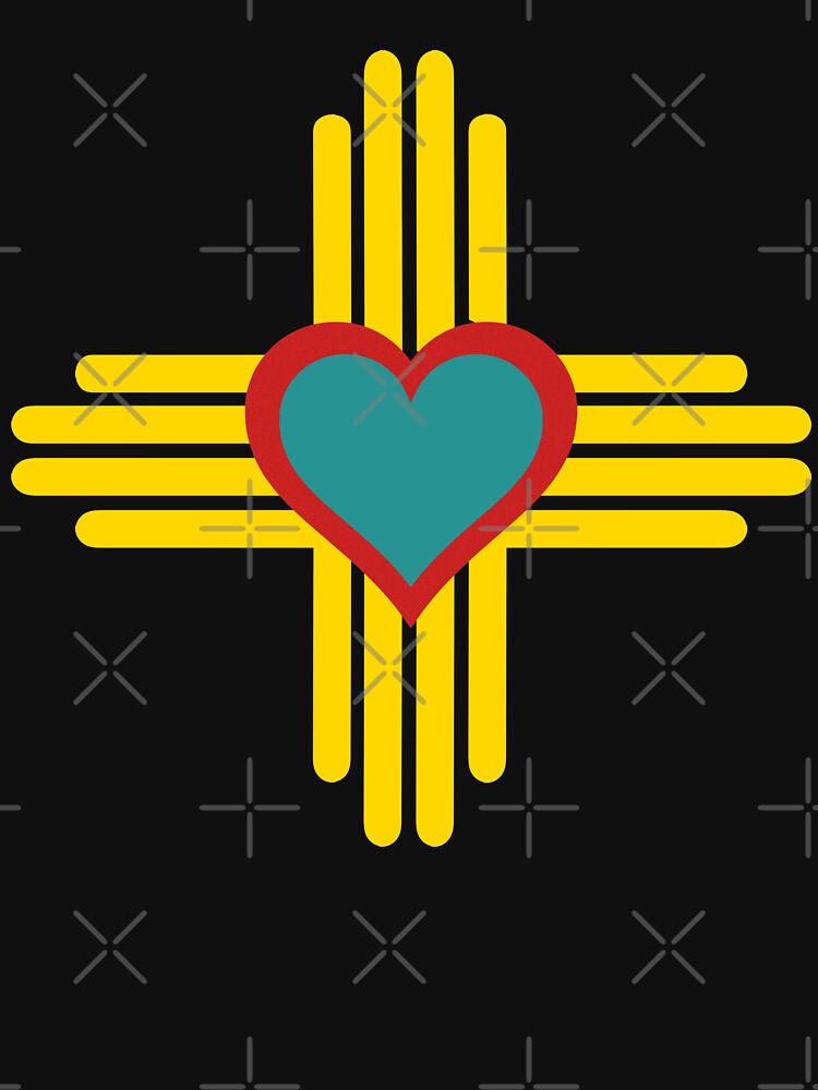"New Mexico State Flag Zia Symbol" T-shirt for Sale by jodirm ...