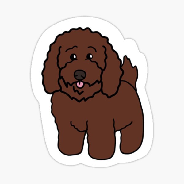 Labradoodle Cartoons Stickers | Redbubble