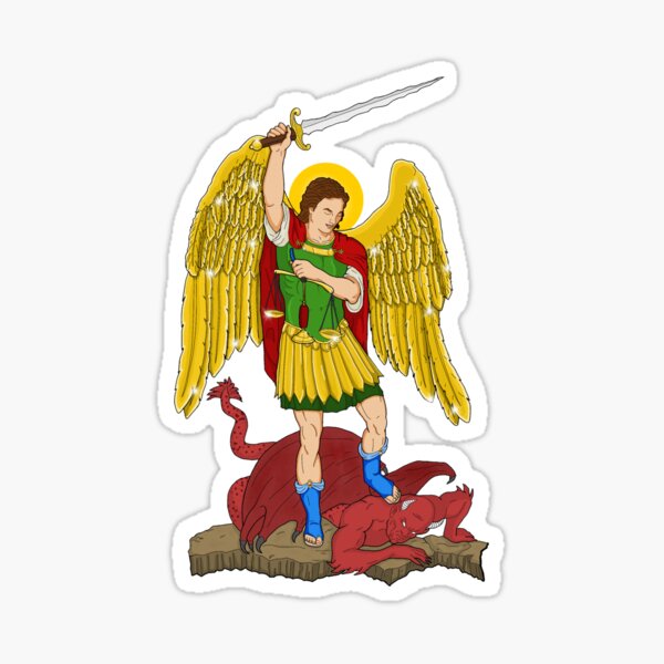 "Archangel Michael" Sticker for Sale by vortiz614 | Redbubble