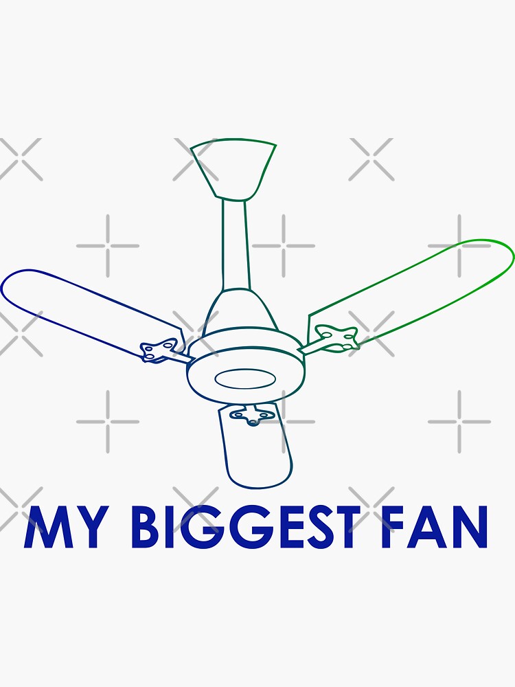 "Ceiling Fan Pun Dad Joke" Sticker by d247 | Redbubble