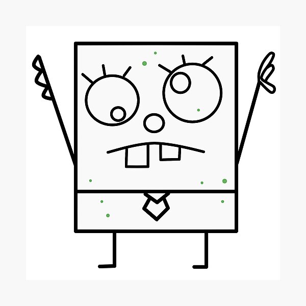 "Doodlebob " Photographic Print for Sale by Drake Davis | Redbubble