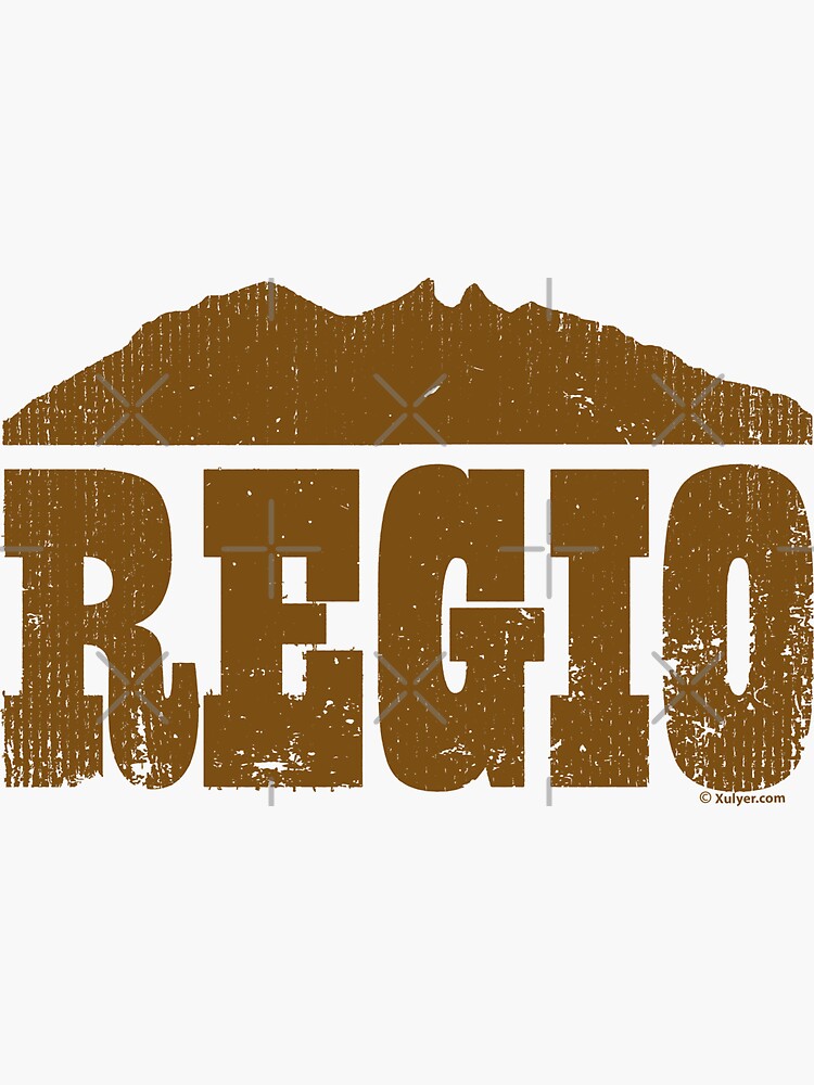 "Regio - Regio Vintage" Sticker for Sale by xulyer | Redbubble