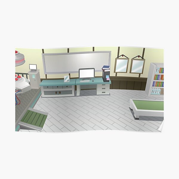 "Professor Oak Lab - (Lets Go) Inside" Poster for Sale by Fierydance ...
