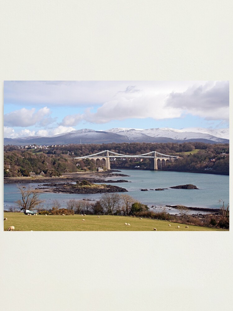 "Menai Suspension Bridge" Photographic Print for Sale by sandmartin ...