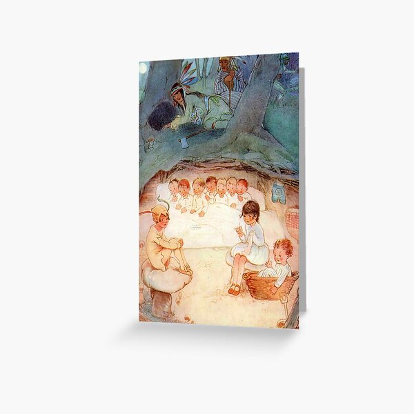 "The House Under the Ground - Peter Pan and Wendy, Mabel Lucie Attwell ...