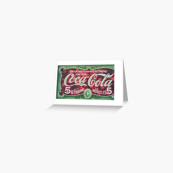 Coca Cola Greeting Cards | Redbubble
