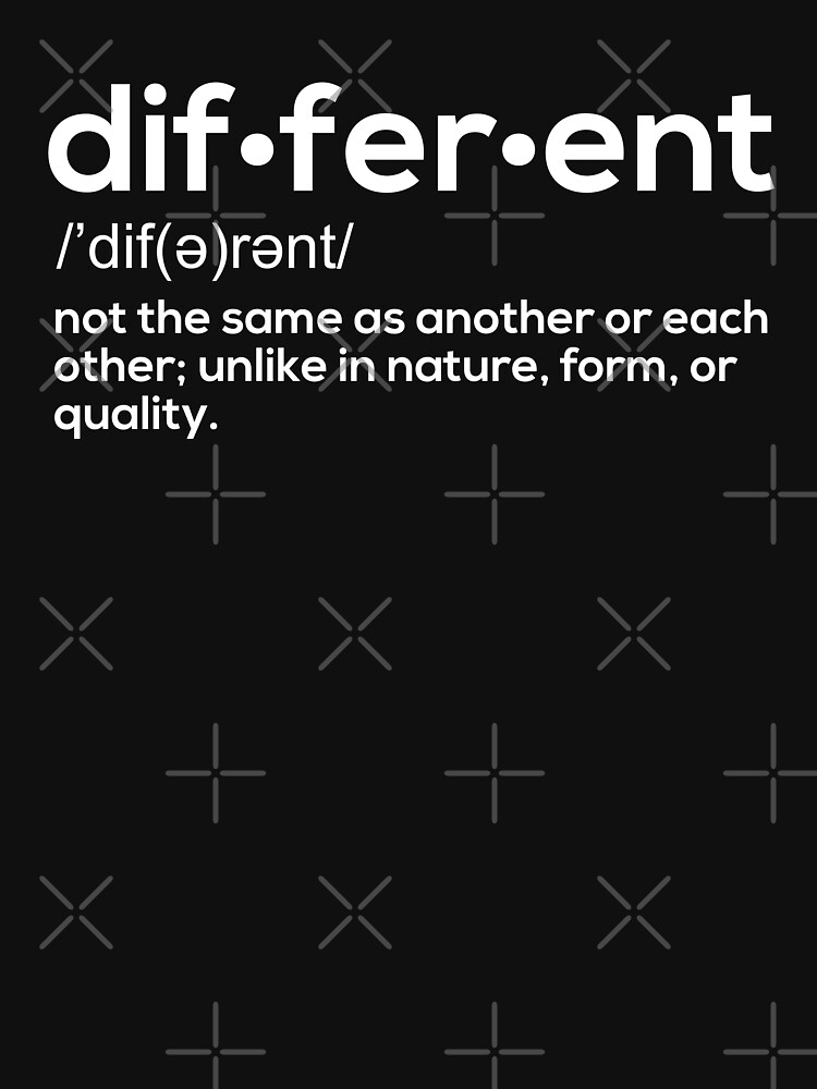 "Different Definition" T-shirt for Sale by tdjeff02 | Redbubble ...