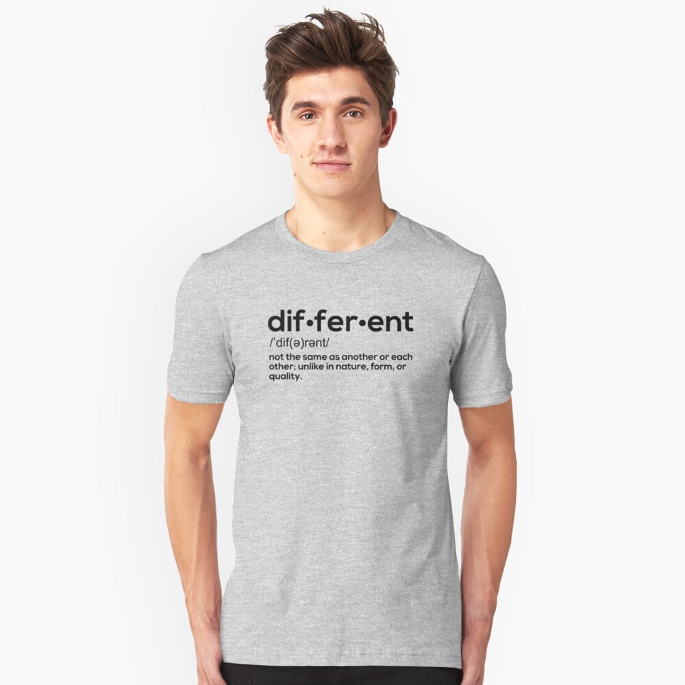 "Different Definition" T-shirt by tdjeff02 | Redbubble