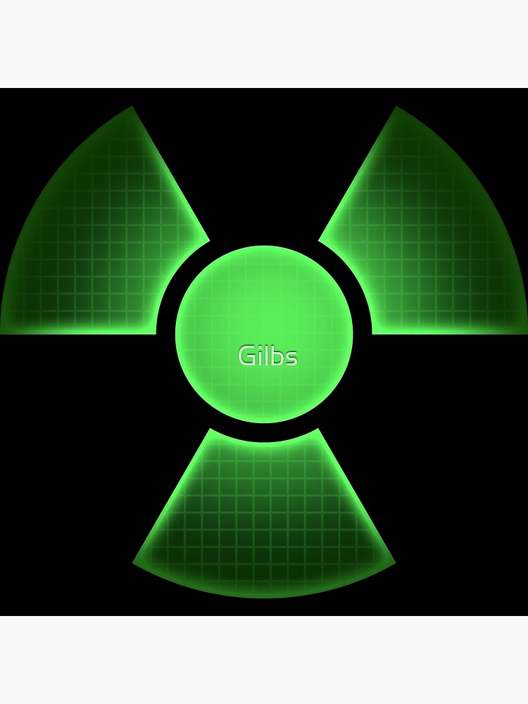 Póster «Símbolo Radioactivo - Verde» de Gilbs | Redbubble