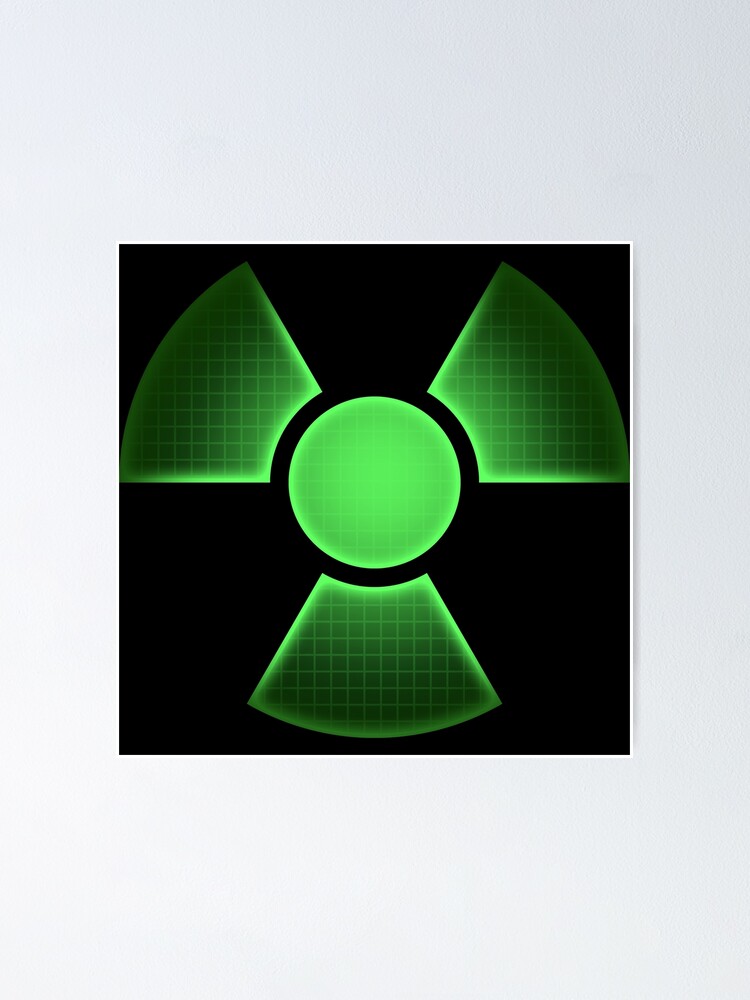 Póster «Símbolo Radioactivo - Verde» de Gilbs | Redbubble