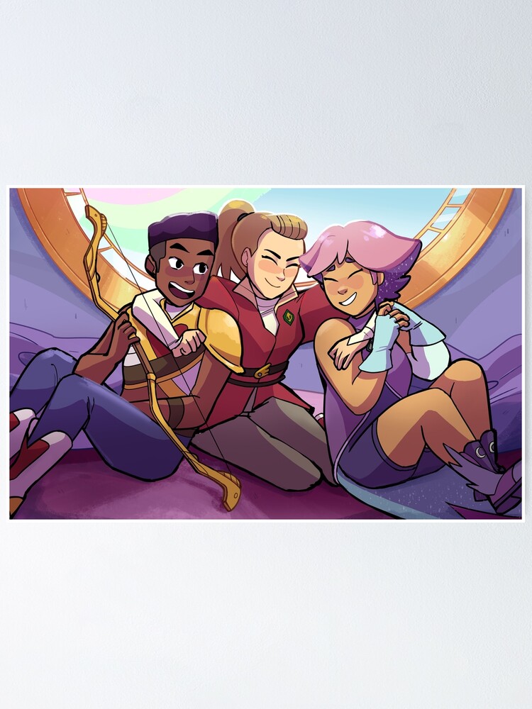 She Ra Best Friend Squad Poster For Sale By Hijinxx Redbubble