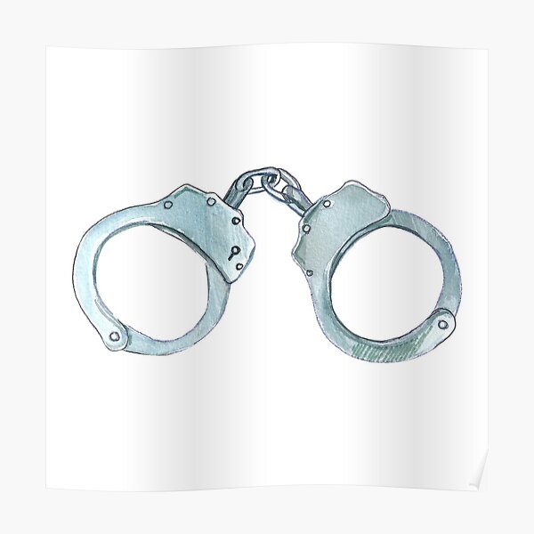 "iron handcuffs" Poster for Sale by Danysharipova | Redbubble