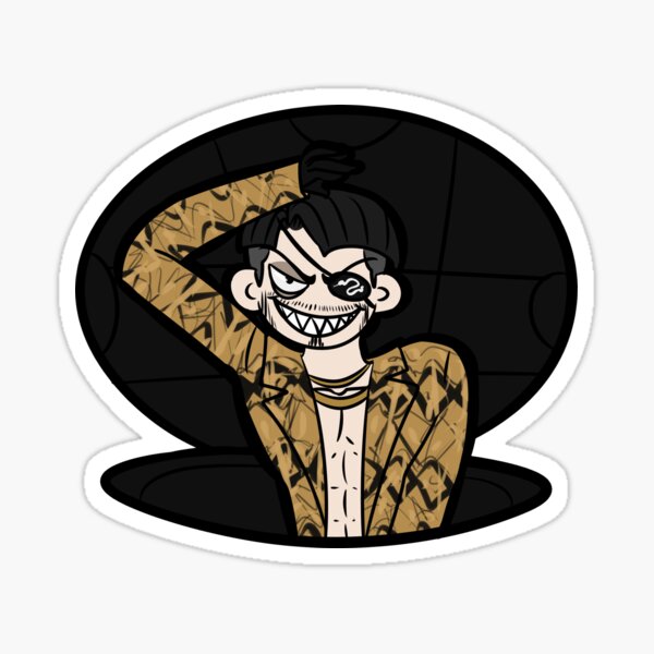 "Sewer Majima" Sticker for Sale by actualaxton | Redbubble