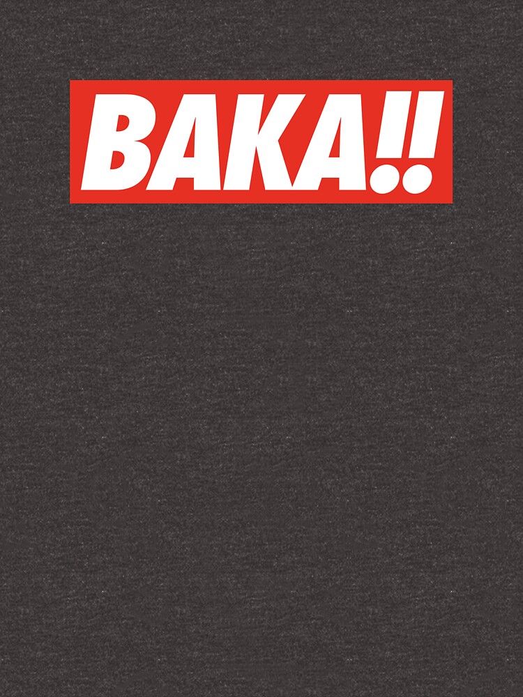 "BAKA!!" T-shirt for Sale by COCONANI | Redbubble | baka t-shirts ...
