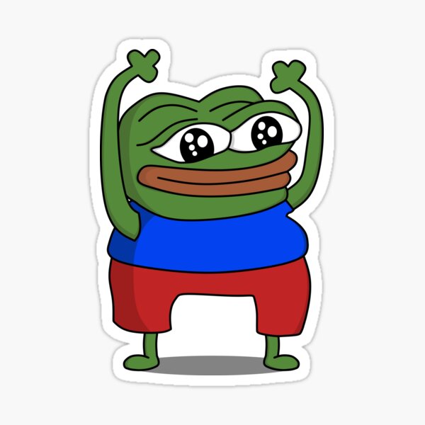 "HYPERS PepeHype" Sticker for Sale by mullelito | Redbubble