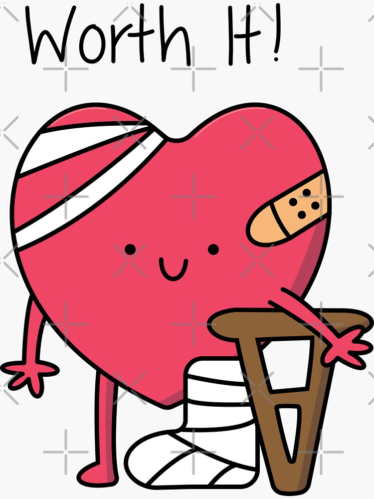 "Worth It!" Sticker for Sale by DesignsByDB | Redbubble