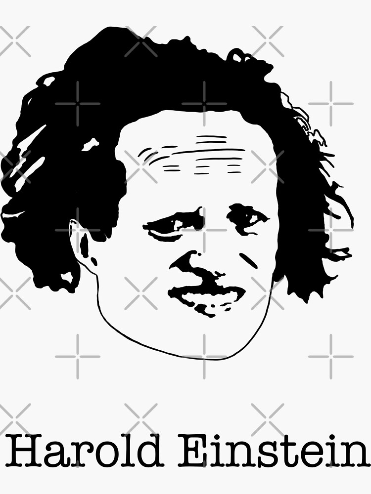 "Harold Einstein Meme" Sticker for Sale by PencilStudio | Redbubble