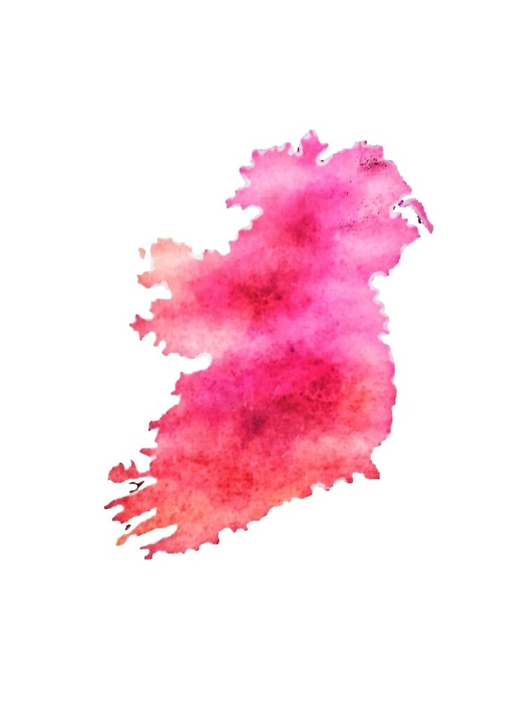 "Bright Pink Map of Ireland" iPhone Case for Sale by Brenander | Redbubble