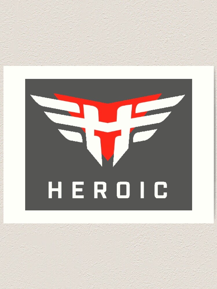 "Heroic Gaming Team Logo" Art Print for Sale by BBDaBlu | Redbubble