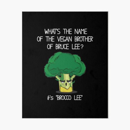 "Broccoli Vegetable Bruce Tshirt" Art Board Print by alexngn | Redbubble