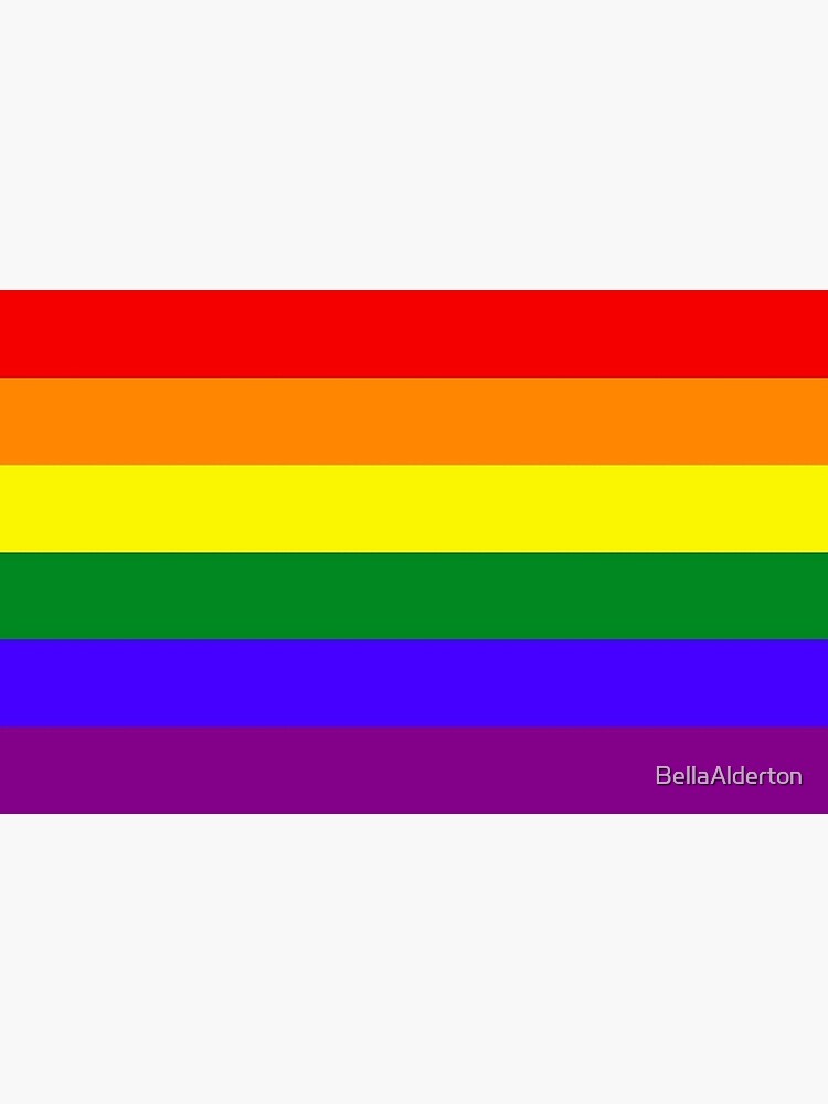 "Rainbow LGBTA Flag" Poster by BellaAlderton | Redbubble