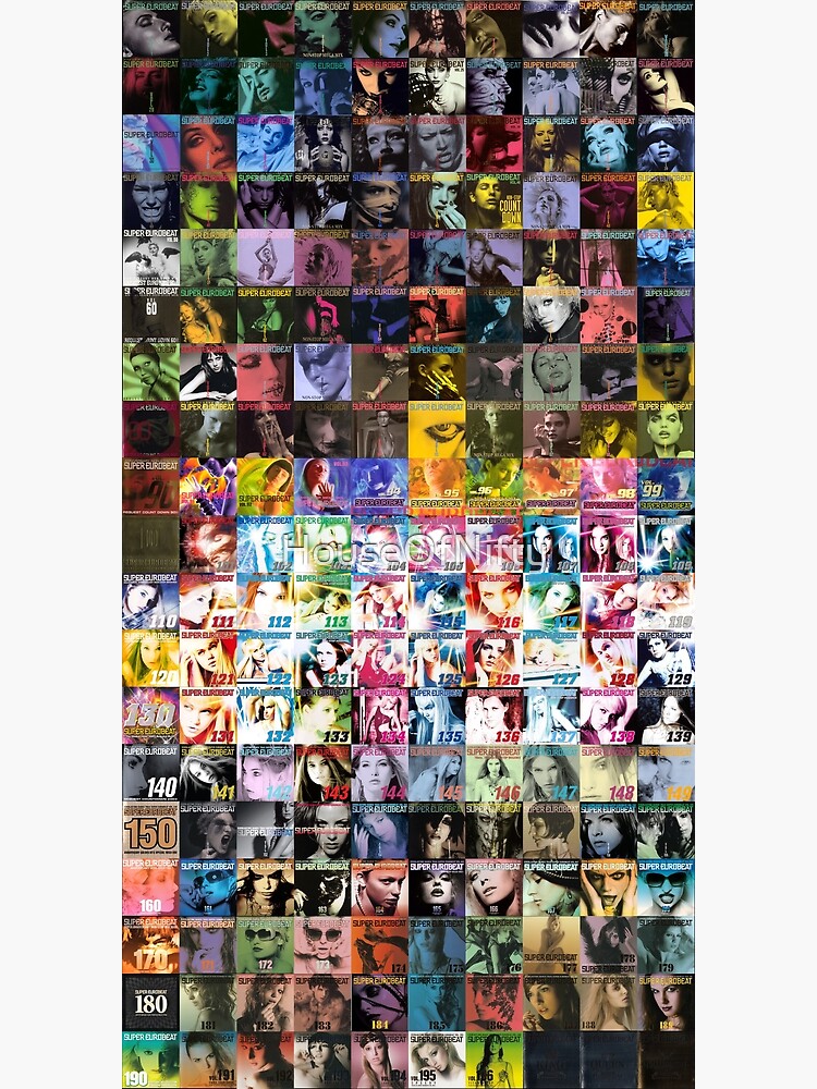 "SUPER EUROBEAT" Poster by HouseOfNifty | Redbubble