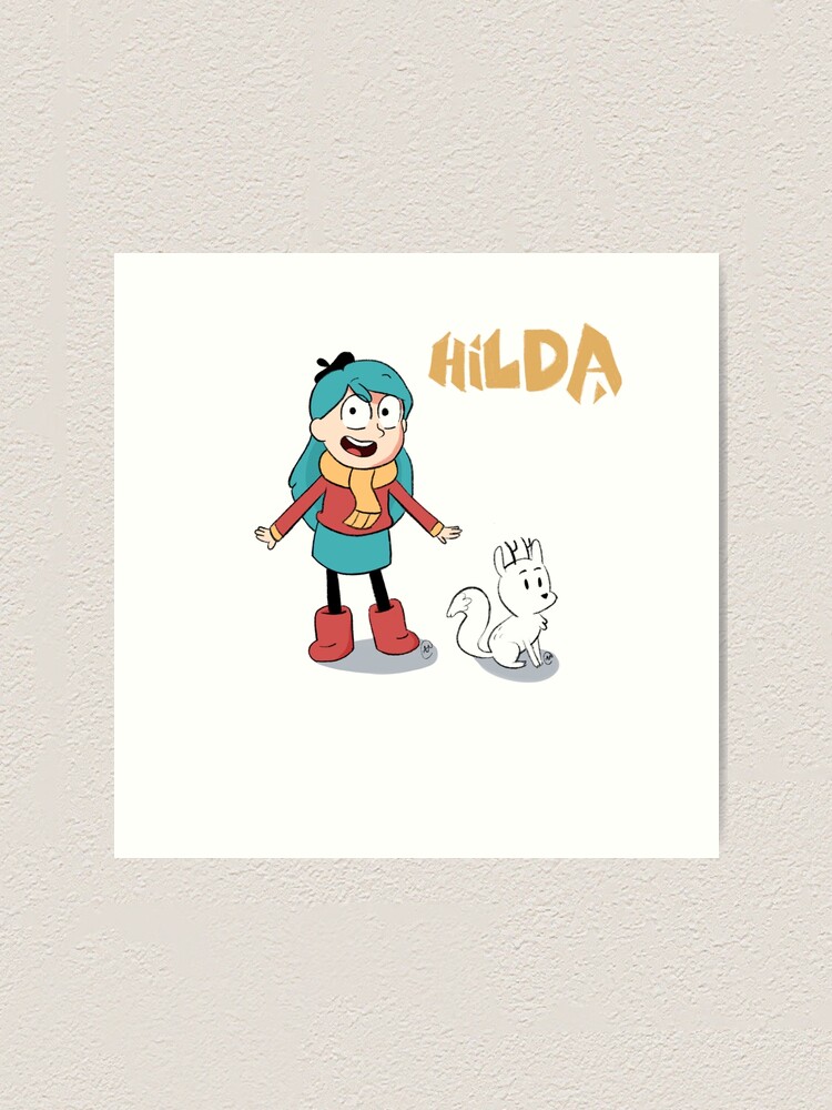 "Hilda and twig" Art Print by Killer-Mesodian | Redbubble