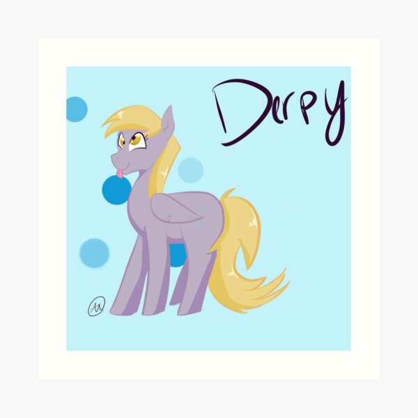 "Derpy" Art Print by Killer-Mesodian | Redbubble
